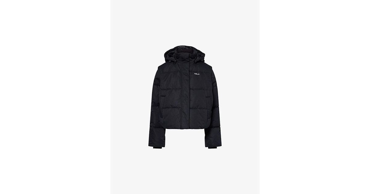 Tala Storm Reversible Woven Jacket in Blue | Lyst UK