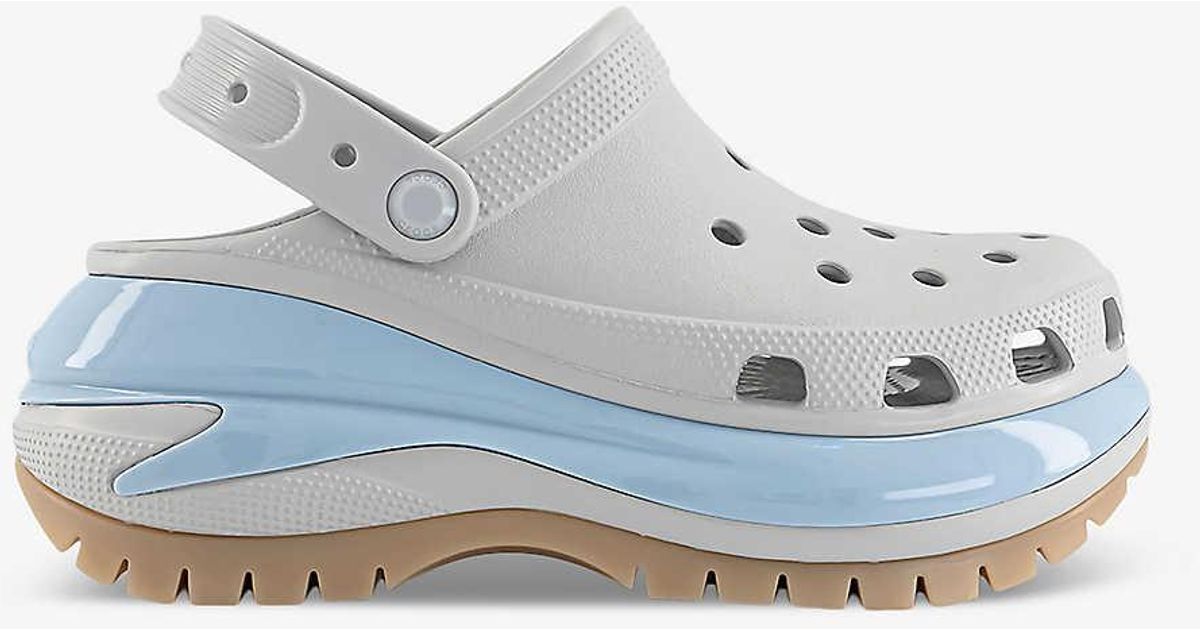 Crocs™ Classic Mega Crush Rubber Clogs in Blue | Lyst UK