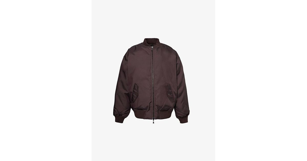 Wardrobe NYC Reversible Shell-Down Bomber Jacket in Purple | Lyst