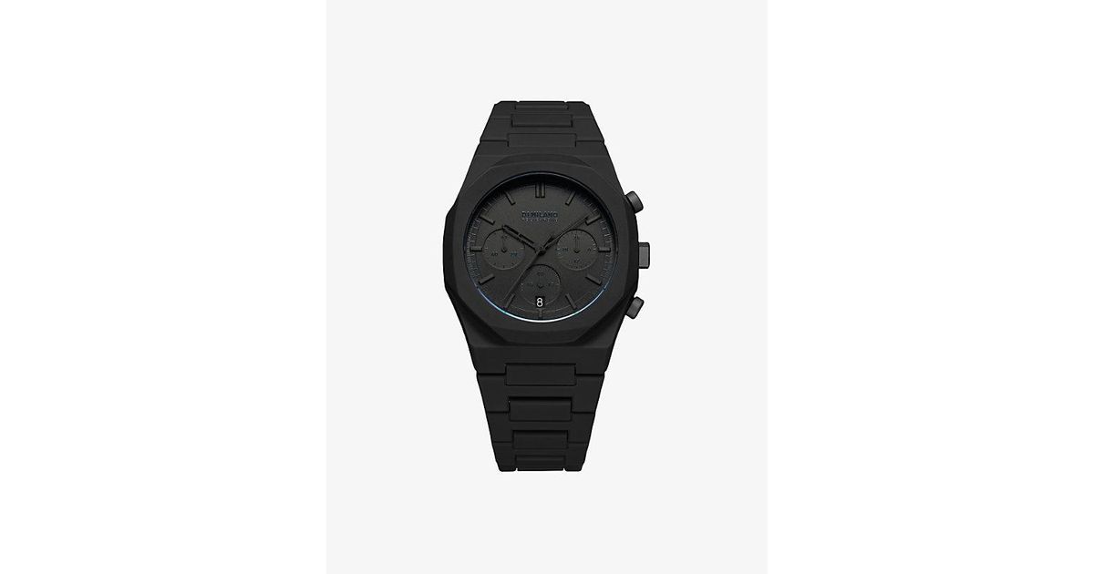 D1 Milano D1-Phbjsh Polychrono Shadow Polycarbonate Quartz Watch in ...