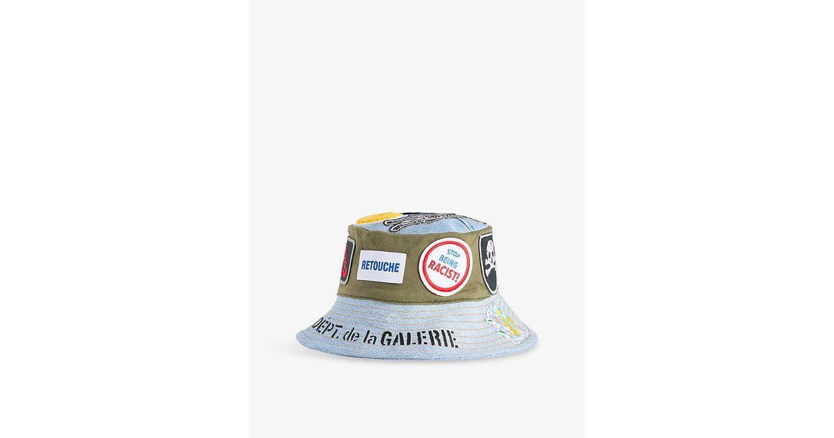 GALLERY DEPT. Galerie Patchwork Denim Bucket Hat in Blue for Men | Lyst UK