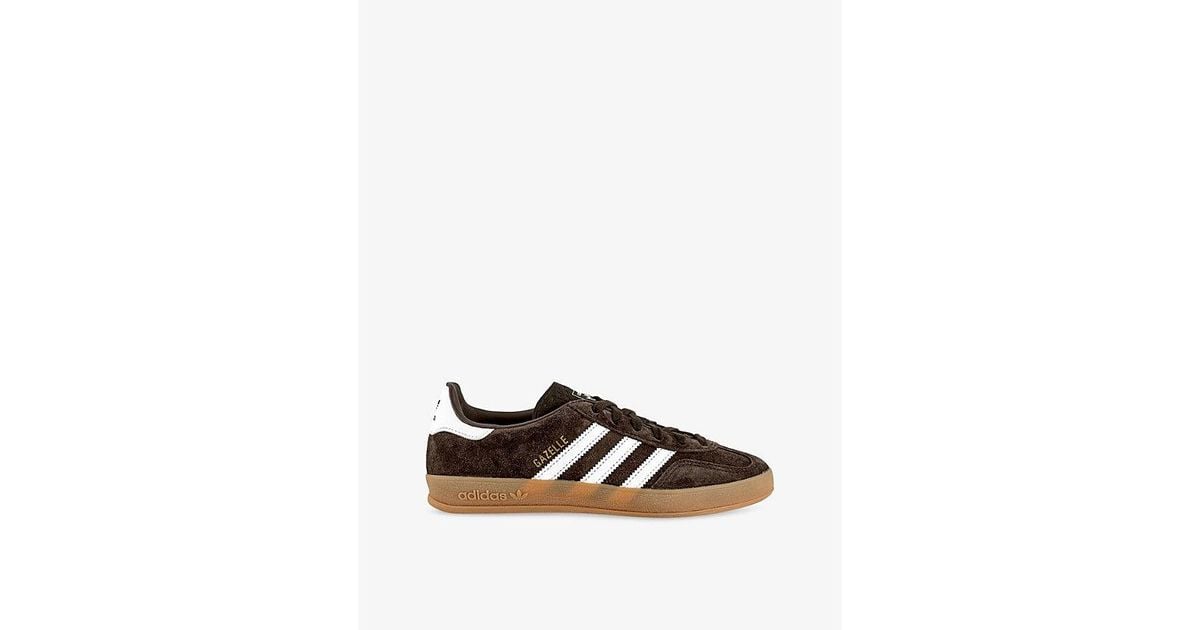 adidas Gazelle Indoor Suede Trainers in Brown | Lyst UK