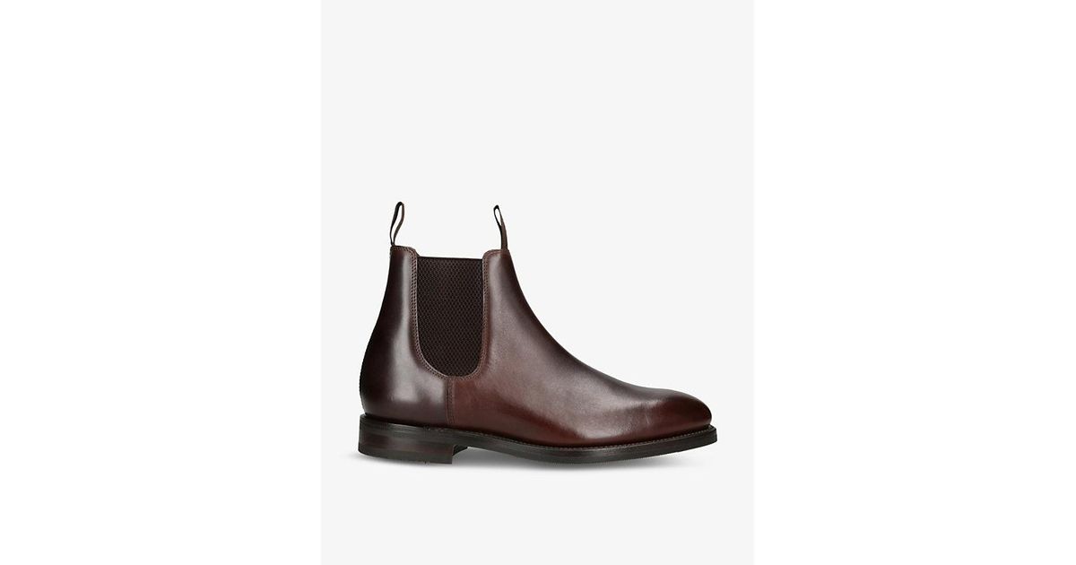 Loake Emsworth Leather Chelsea Boots in Brown for Men | Lyst