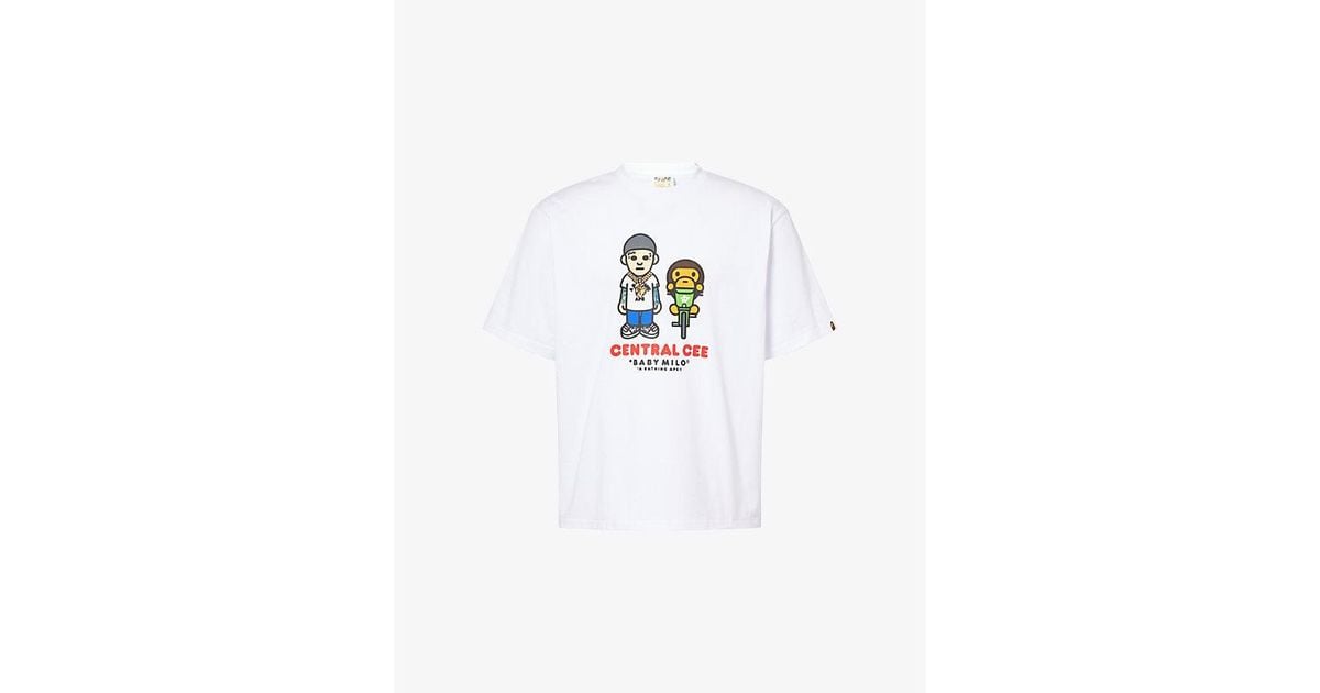 A Bathing Ape Bape X Spotify X Syna Baby Milo Relaxed-Fit Cotton-Jersey ...
