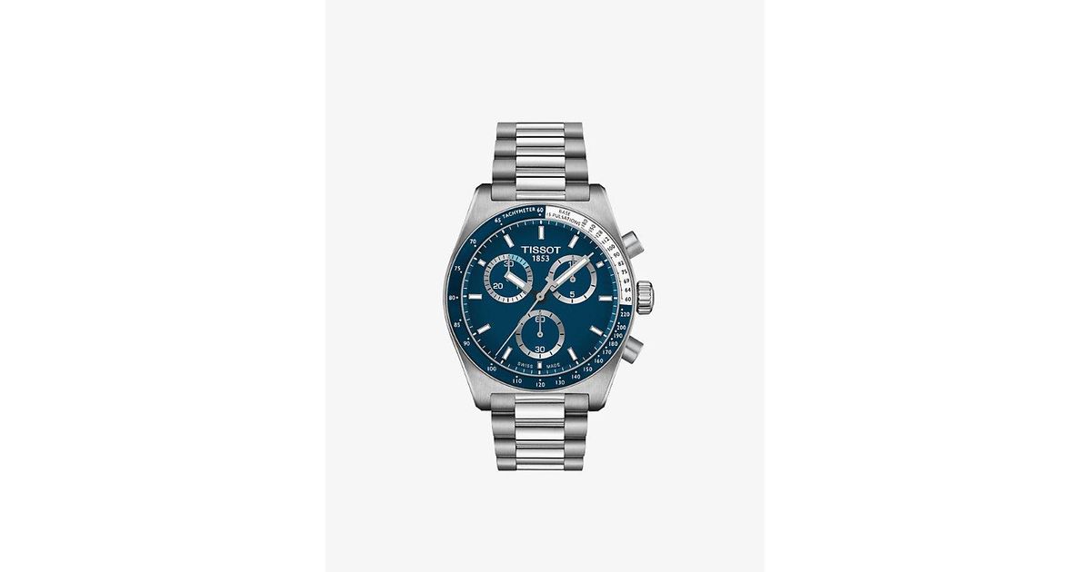 Tissot T149.417.11.041.00 Pr516 Stainless-Steel Quartz Watch in Blue ...