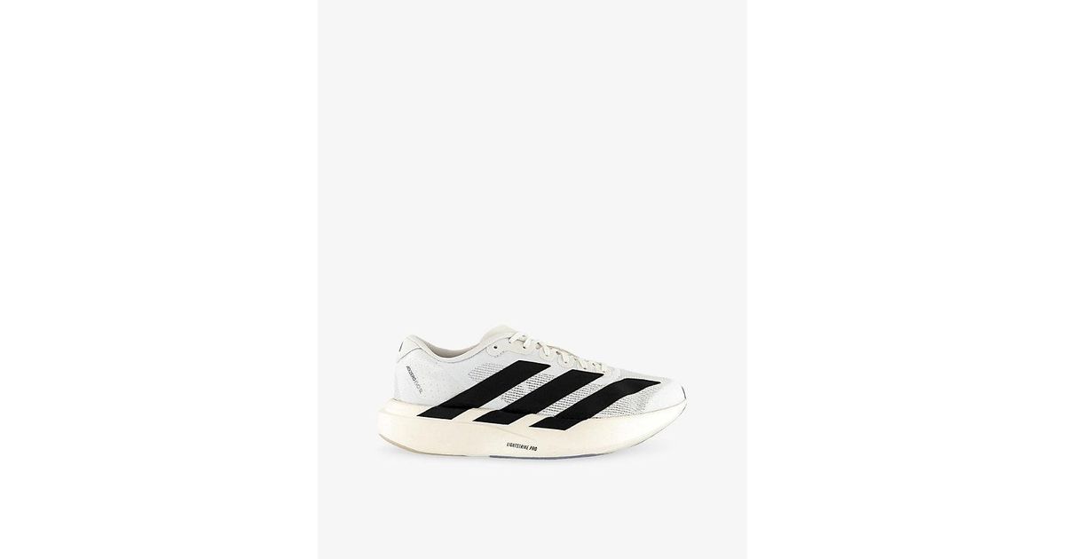 adidas Adizero Evo Sl Mesh Trainers in White | Lyst