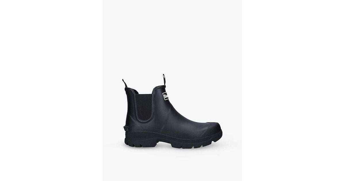 Barbour Nimbus Wellington Rubber Chelsea Boots in Blue for Men | Lyst