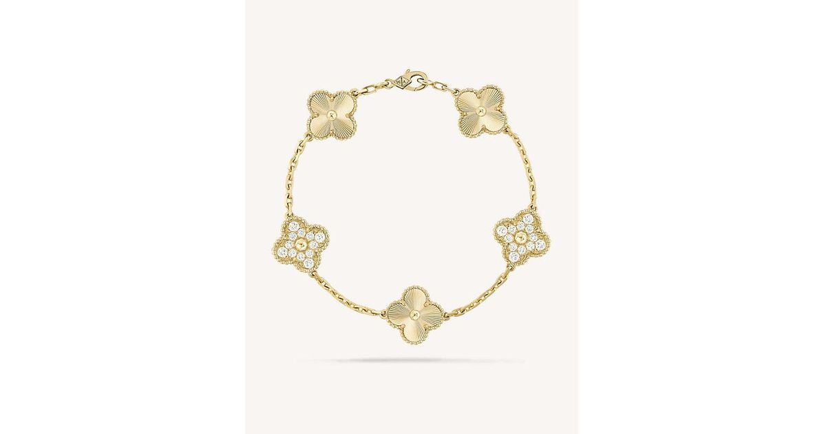 Van cleef and arpels bracelet gold store