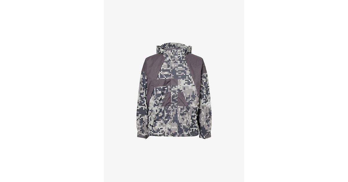A Bathing Ape Bape X Kazuki Snow Hooded Shell Jacket in Grey for Men ...