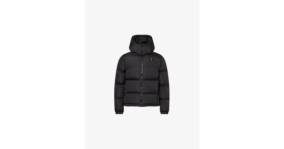 Trapstar Irongate Rubber Brand-Patch Shell Jacket in Black for Men ...
