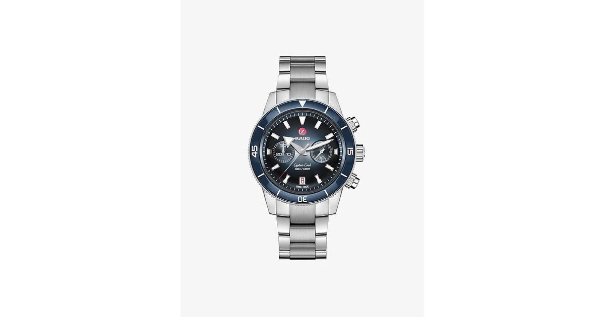 Rado R32145208 Captain Cook Chronograph Stainless-Steel Automatic Watch ...