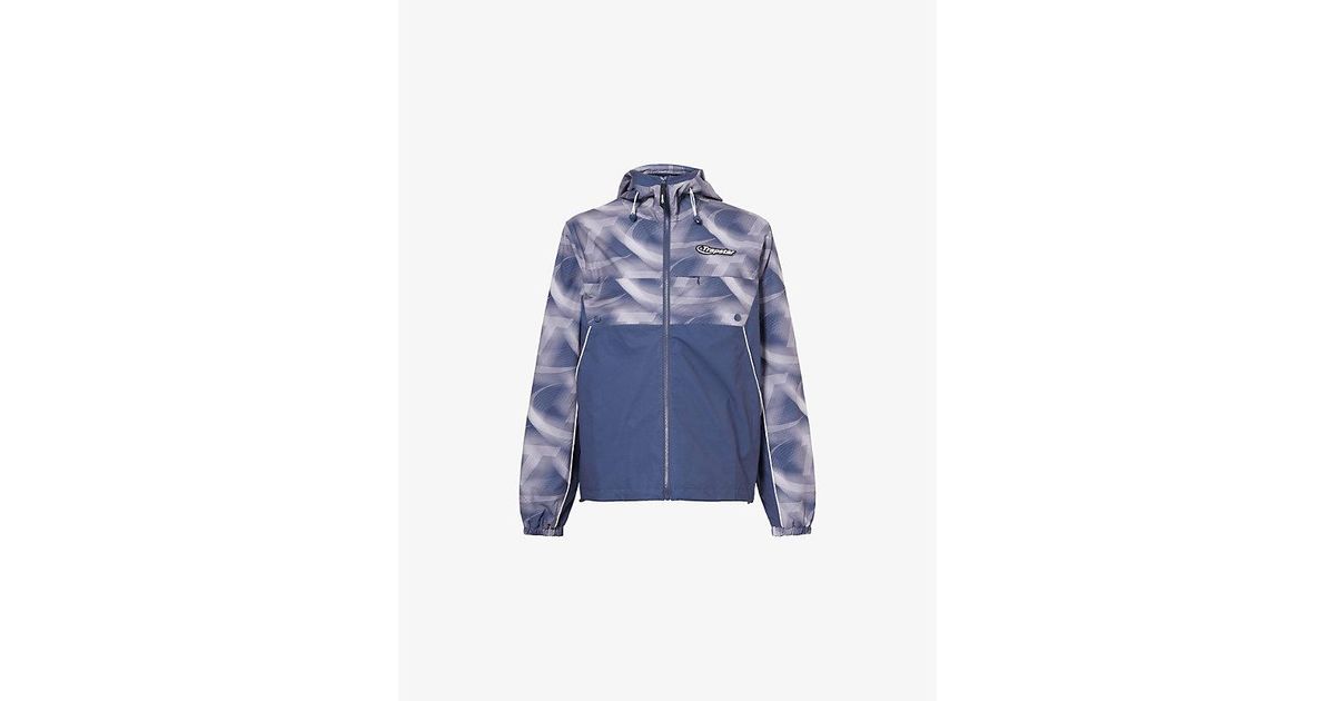 Trapstar Hyperdrive Hooded Woven Jacket in Blue for Men | Lyst UK