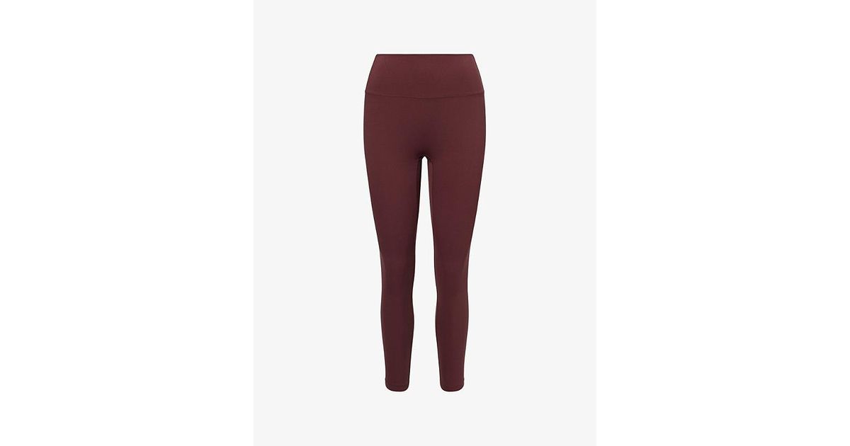 ADANOLA Ultimate Regular-Fit Gym Leggings in Red | Lyst UK