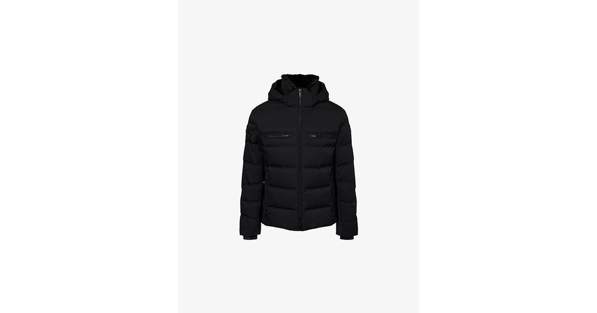 Fusalp Berlioz Hooded Shell-Down Puffer Jacket in Black for Men | Lyst