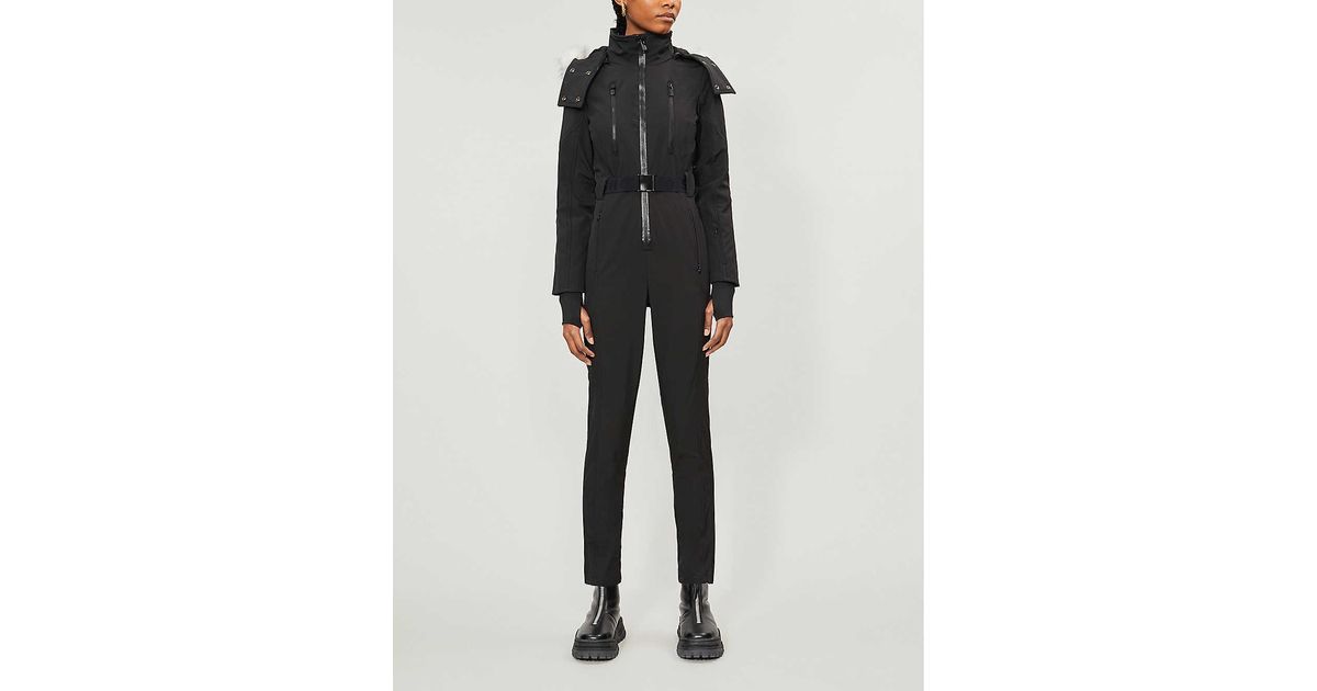 TOPSHOP Synthetic black Hooded Ski Snow Suit By Sno | Lyst