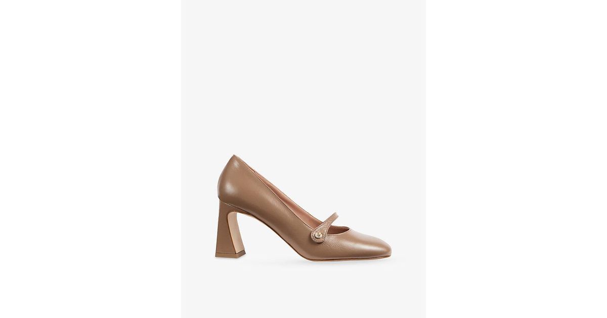 LK Bennett Cissy Leather Mary Jane Courts | Lyst