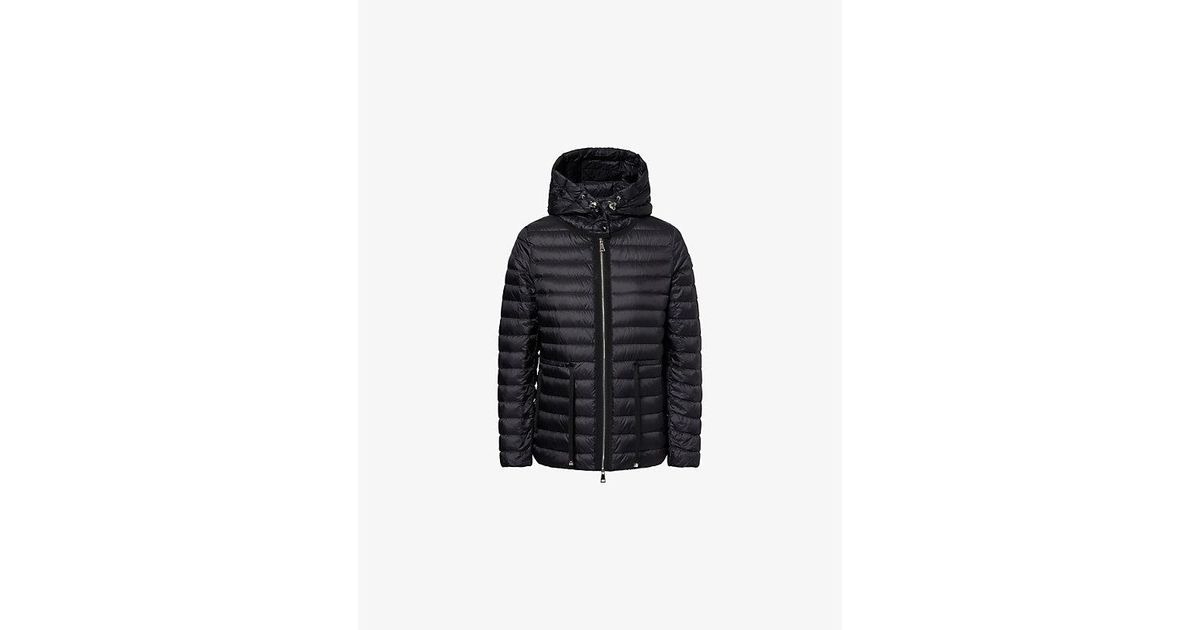 Moncler Raie Short Quilted Shell-Down Jacket in Black | Lyst UK