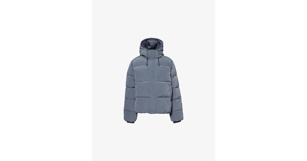 Daily Paper Ripstop Hooded Shell Jacket in Blue for Men | Lyst UK