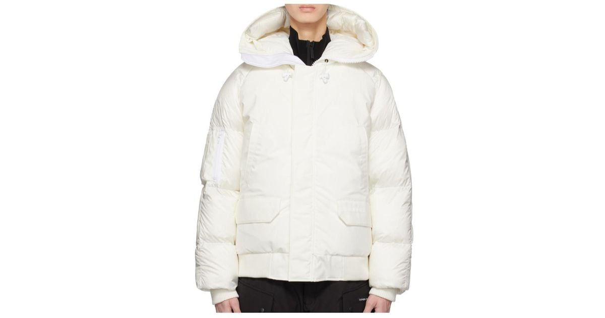 Canada Goose Chilliwack Label Down Jacket in White for Men | Lyst