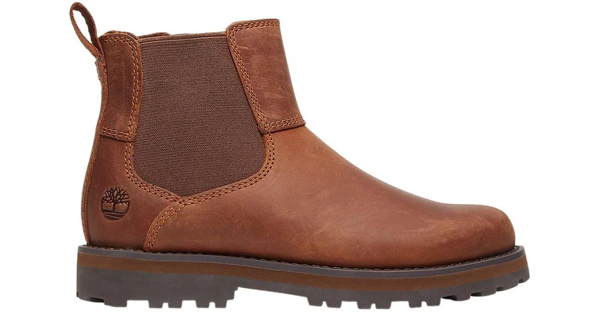 Timberland Round Head Chelsea Boots in Brown | Lyst