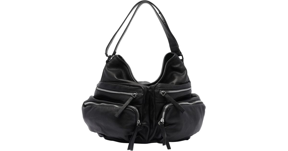 Vic Matié Multi-Pocket Shoulder Bag in Black | Lyst