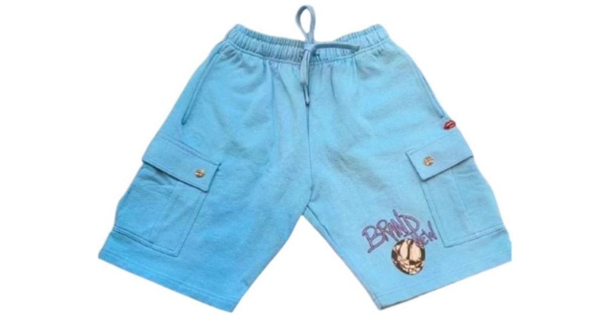 Chrome Hearts Matty Graffiti Drawstring Shorts in Blue for Men | Lyst