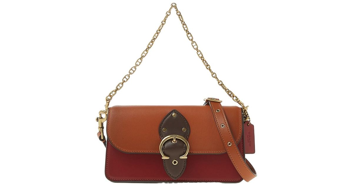COACH Color Matching Shoulder Bag in Brown | Lyst