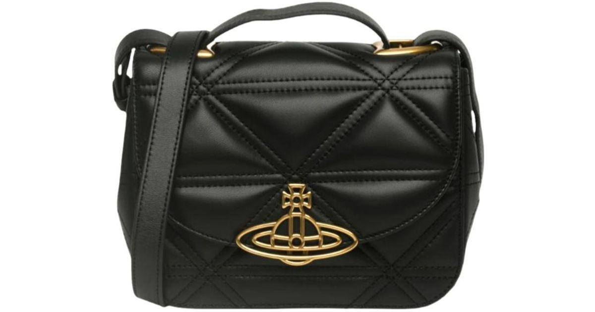 Vivienne Westwood Linda Crossbody Bag in Black | Lyst