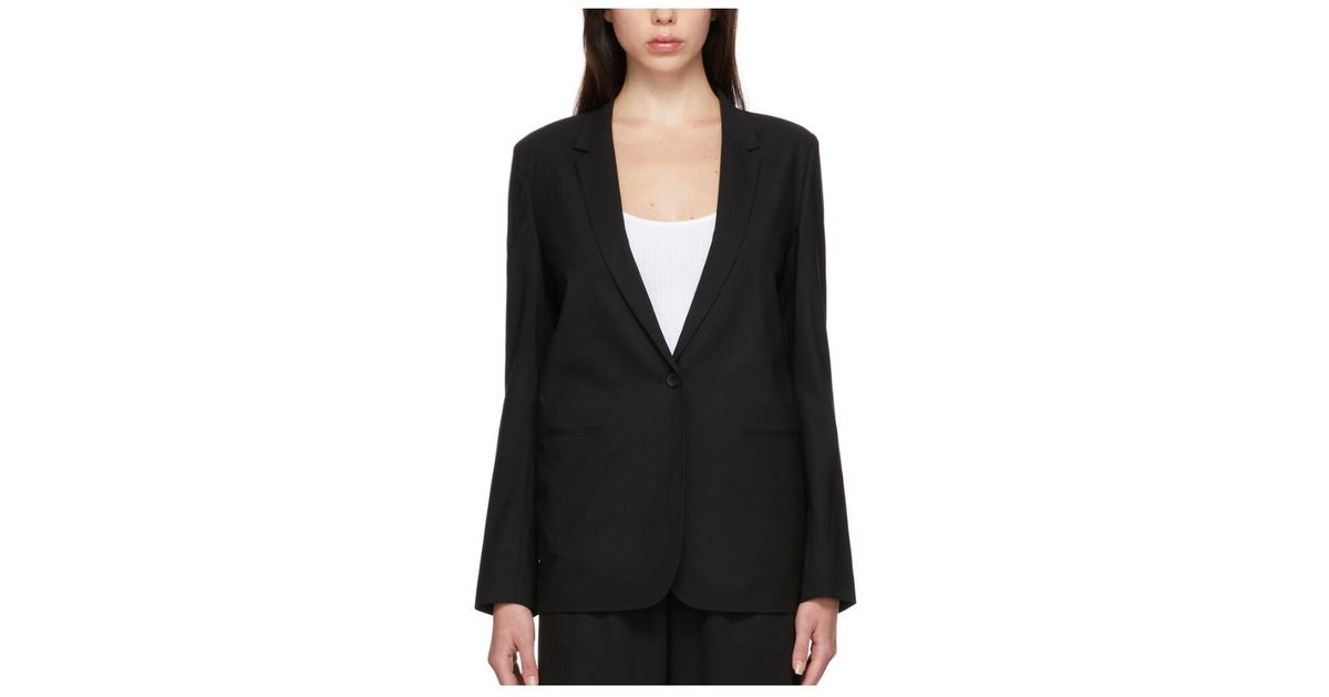 6397 Logo Suit Jacket in Black | Lyst