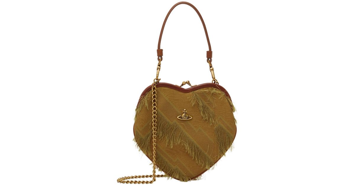 Vivienne Westwood Belle Heart Frame Tote Bag in Metallic | Lyst