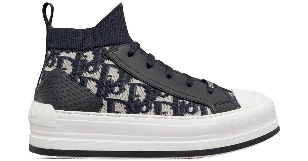 Dior Walk N Thick Sole And Low Cut Casual Sneakers In Black Lyst