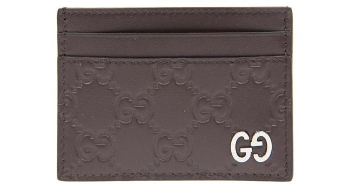 Gucci Gg Wallet in Grey for Men | Lyst UK