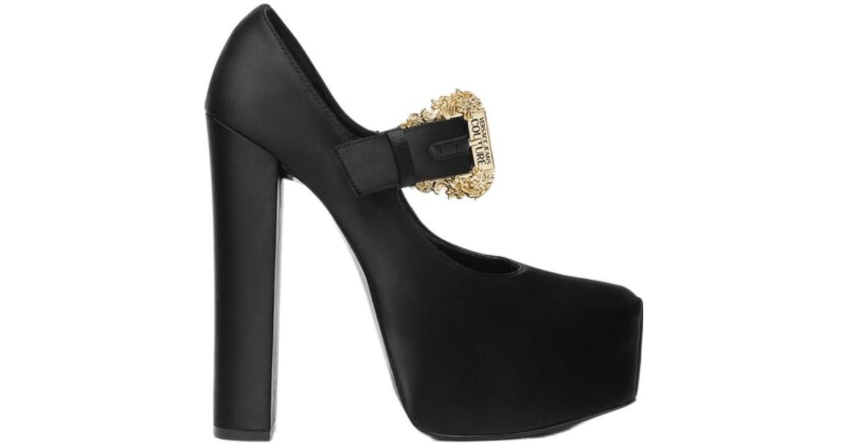 Versace Hurley Stilettos in Black | Lyst