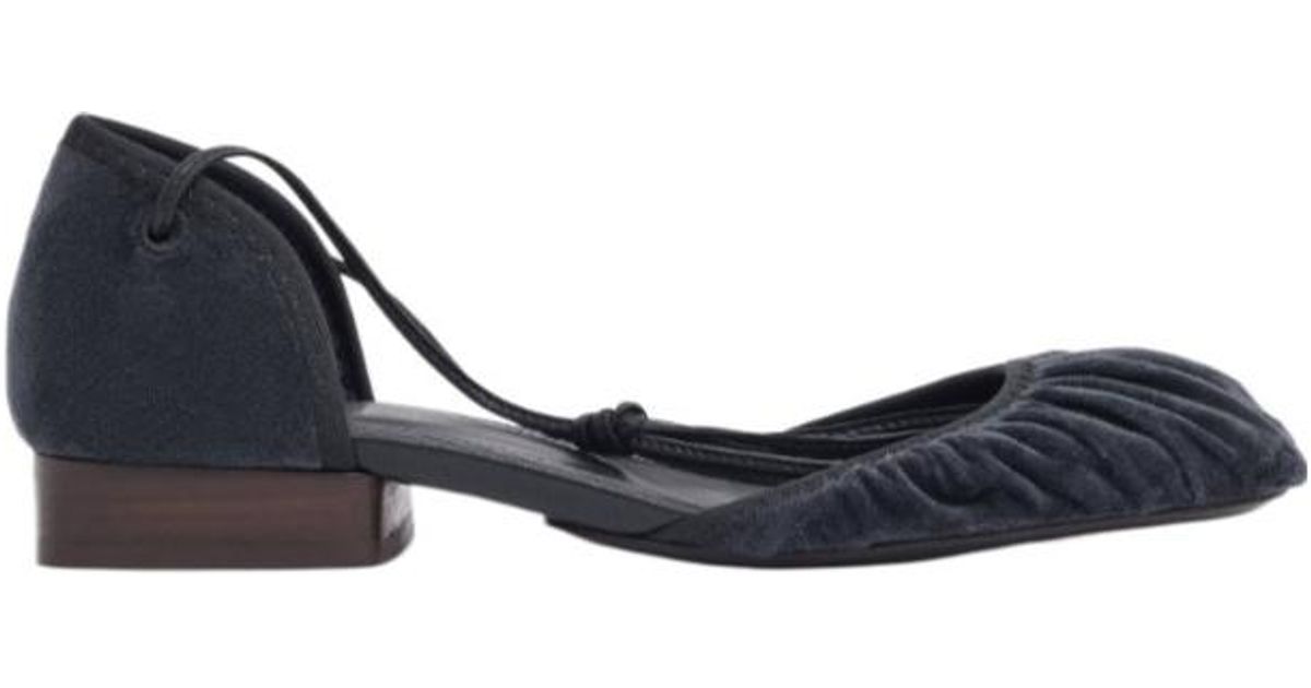 Lemaire Micro Ballet Flats in Blue | Lyst