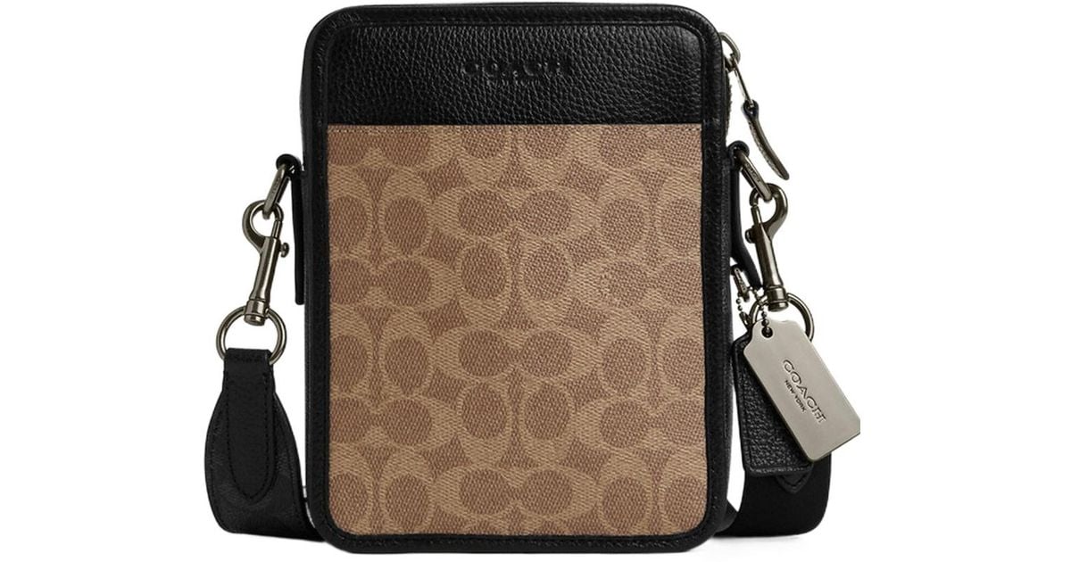 COACH Color-Matching Cross-Body Bag in Black | Lyst