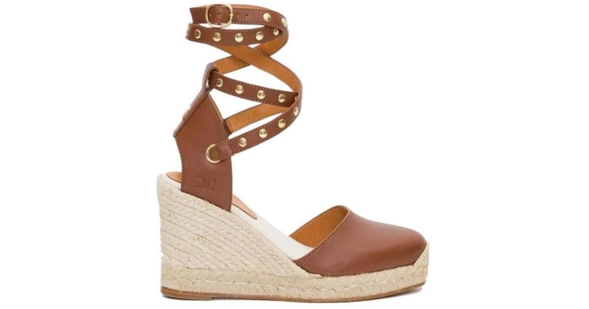 Celine Clasp Heel Shoes in Metallic | Lyst