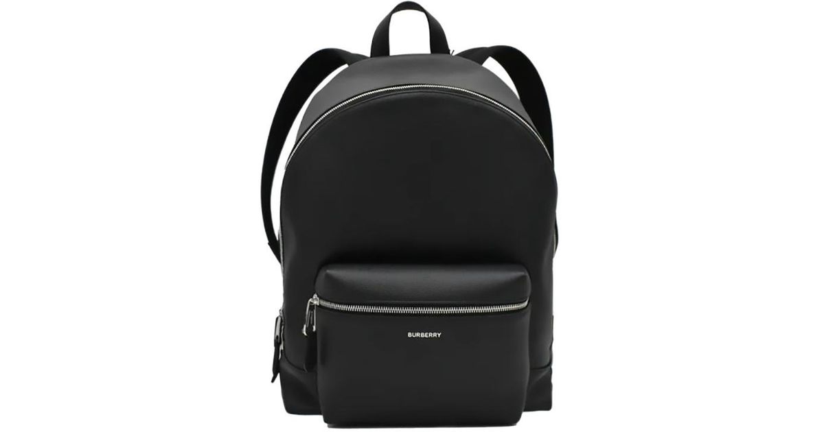 Burberry Backpack With External Pockets in Black for Men | Lyst