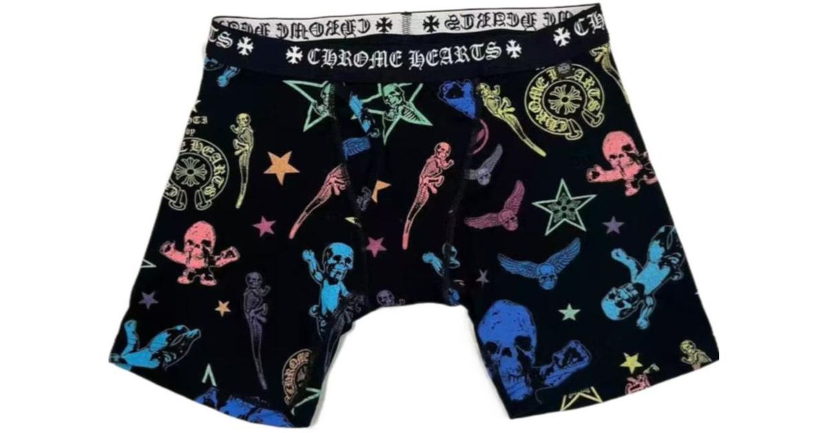 Chrome Hearts Patterned Boxers in Blue for Men | Lyst UK