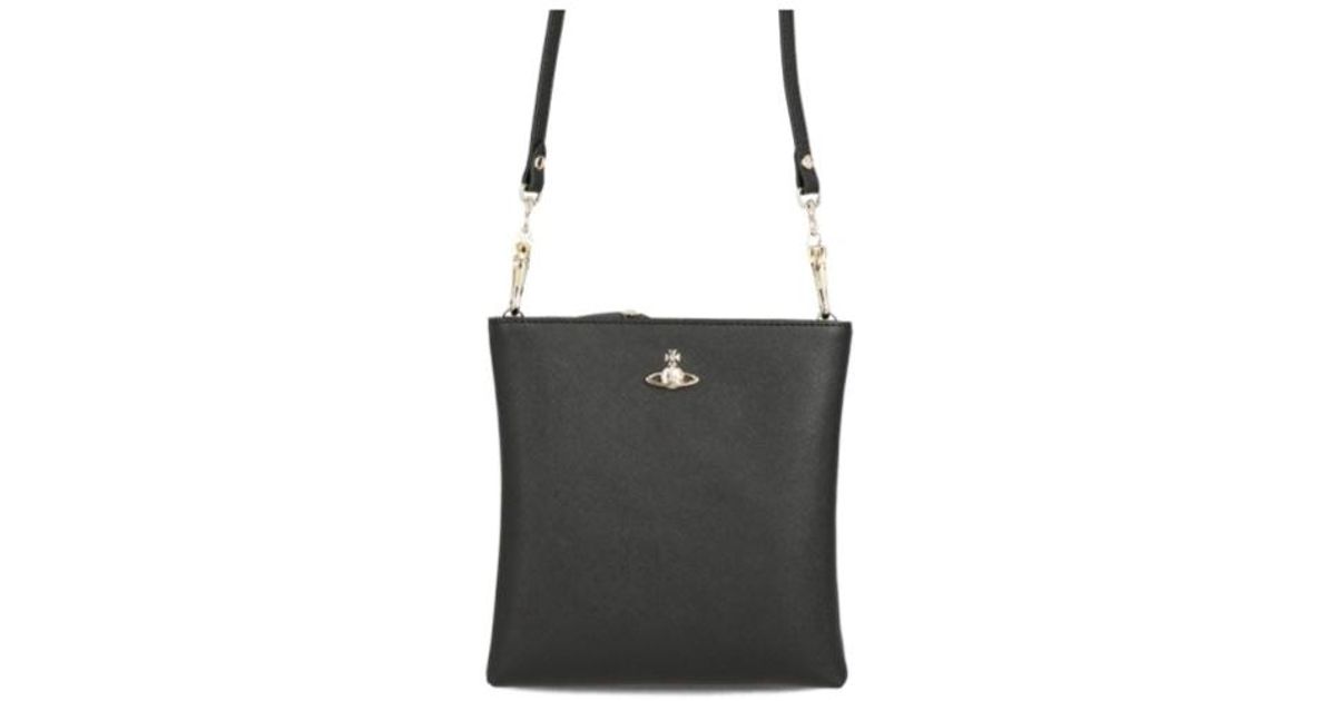 Vivienne Westwood Squire Crossbody Bag in Black | Lyst