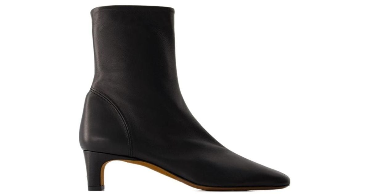 Rouje Logo Short Boots in Black | Lyst