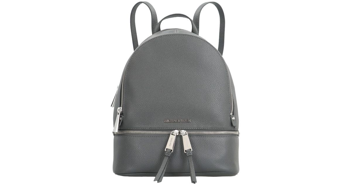 MICHAEL Michael Kors Top Handle Backpack in Gray | Lyst