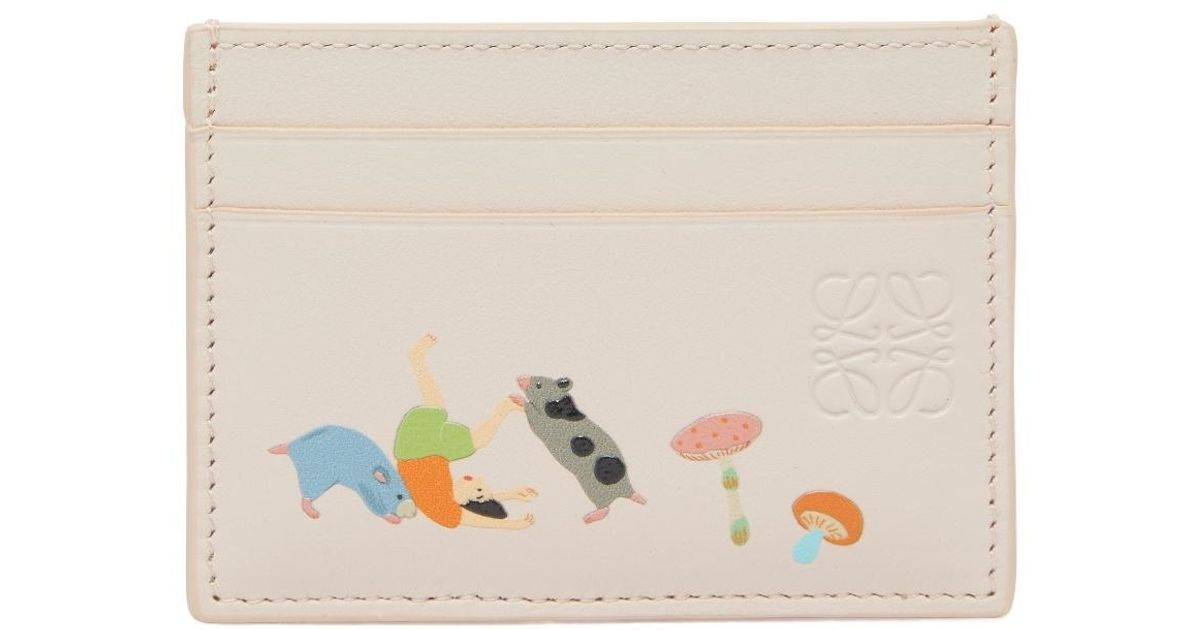 Loewe Pattern Clip in White | Lyst