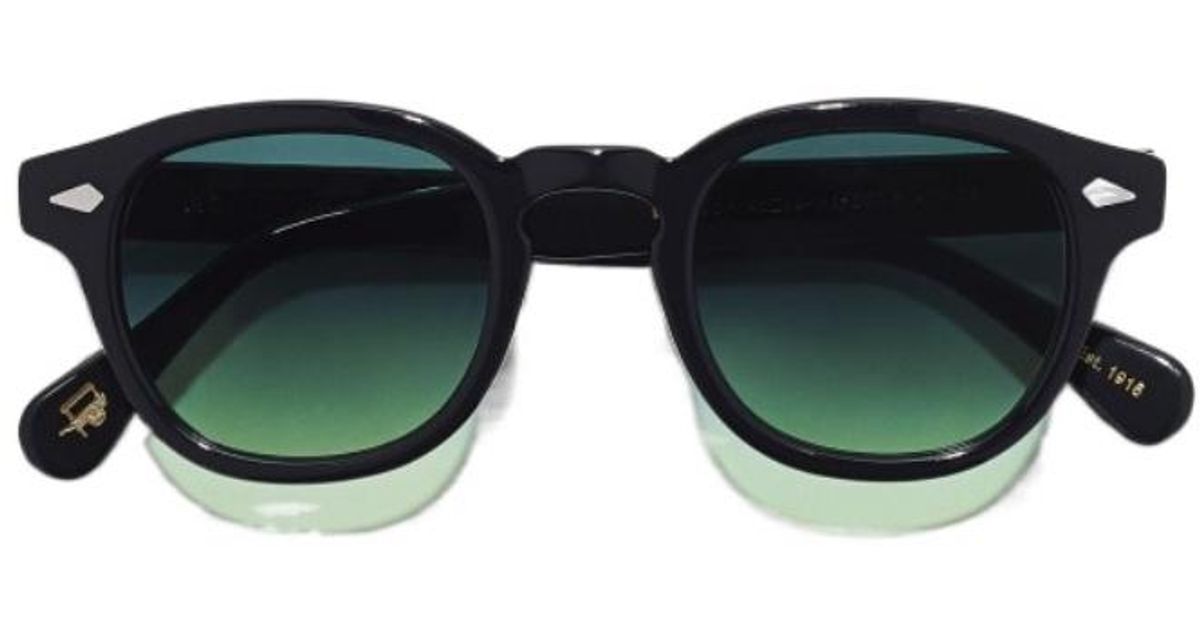 Moscot Logo Sunglasses in Green for Men | Lyst