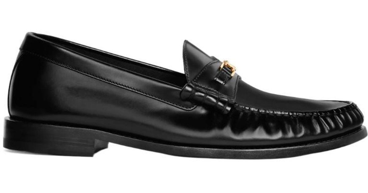 Celine Luco Triomphe Loafer in Black for Men | Lyst
