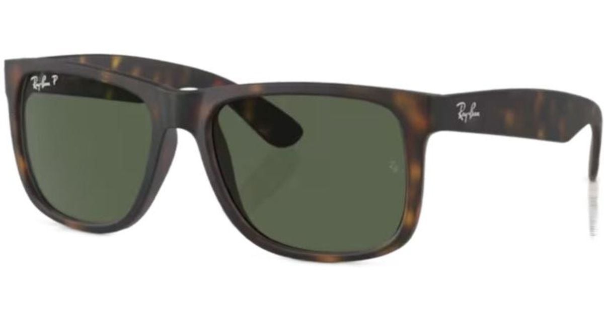 Ray-Ban Geometric Frame Sunglasses in Green for Men | Lyst UK
