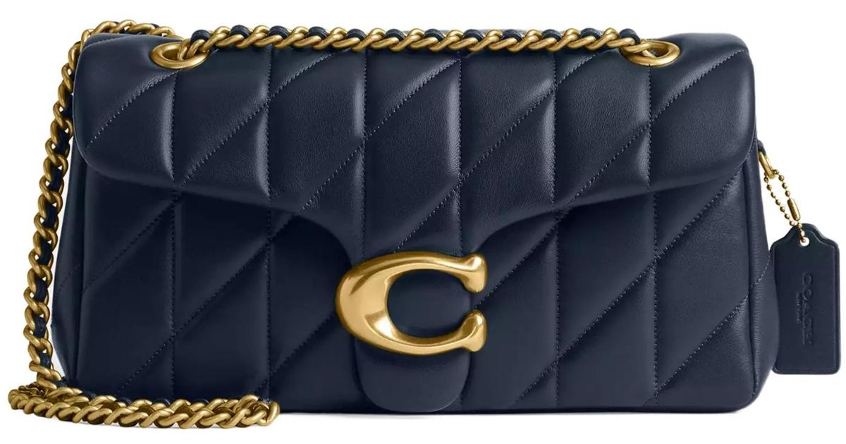 COACH Tabby Quilted Shoulder Bag in Blue | Lyst