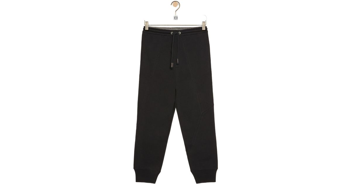 Loewe Logo Logo Hem Sweatpants in Black for Men | Lyst