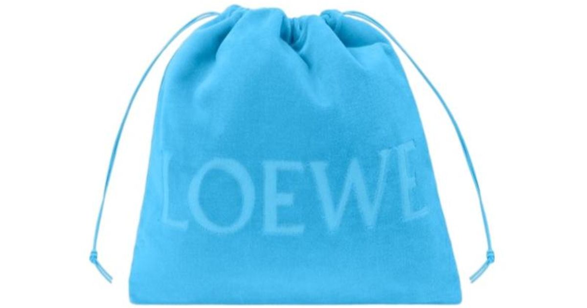 Loewe Drawstring Clutch in Blue | Lyst