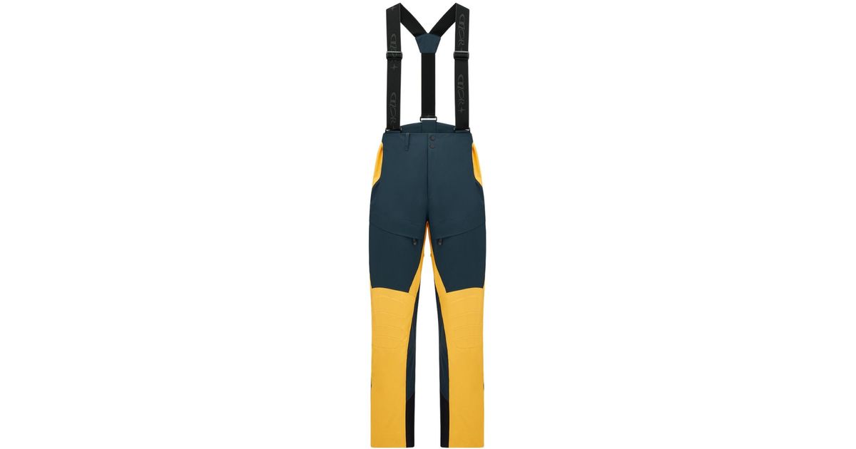 Dior And Descente And Lewis Hamilton Ski Pants With Suspenders in Blue ...