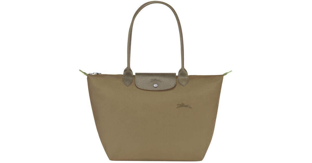 Longchamp Large Le Pliage Tote Bag in White | Lyst